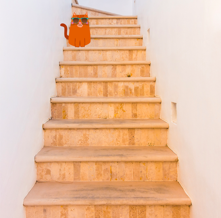 Stair Scare - aVERY Bright Life